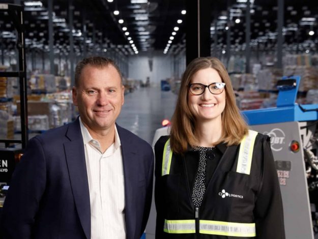 CJ Logistics' Kevin Coleman and Luara Adams