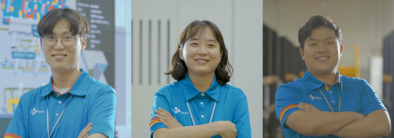 Employees from the Gunpo center – CJ미디어라이브러리