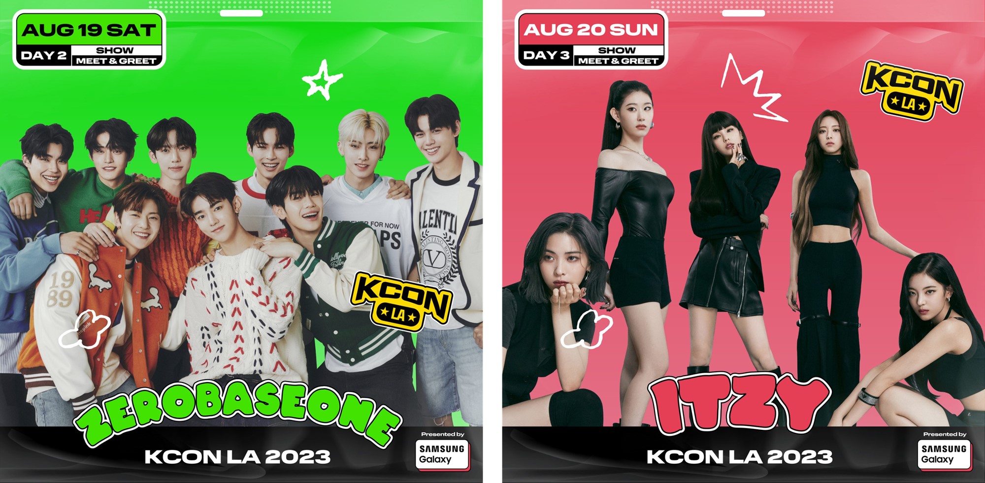 ZEROBASEONE and ITZY in KCON LA 2023 - CJ Newsroom