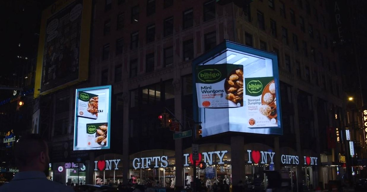 CJ Foods Unveils New bibigo Ad in Times Square - CJ Newsroom